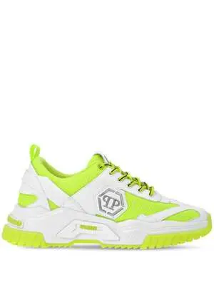 Philipp Plein Predator Panelled Sneakers - Yellow