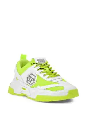 Philipp Plein Predator Panelled Sneakers - Yellow