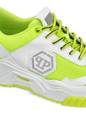 Philipp Plein Predator Panelled Sneakers - Yellow
