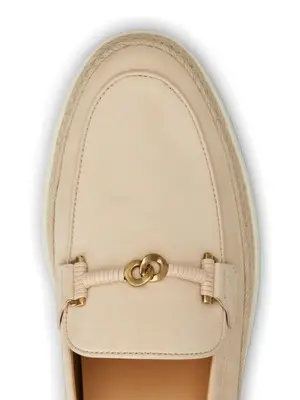 TOD'S Gomma Leather Loafers - Neutrals