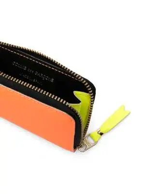 Comme Des Garçons Super Fluo Leather Wallet