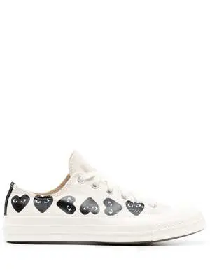 CONVERSE X COMME DES GARONS PLAY Chuck 70 Multi Heart Sneakers - Neutrals