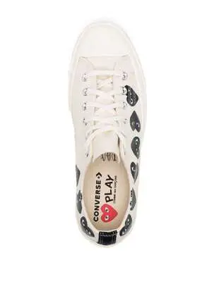 CONVERSE X COMME DES GARONS PLAY Chuck 70 Multi Heart Sneakers - Neutrals