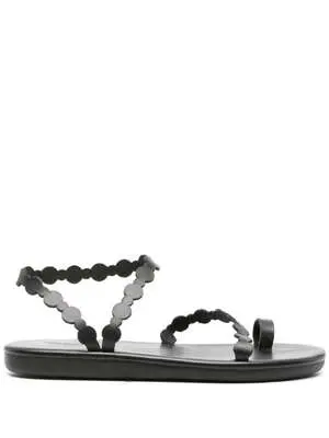 ANCIENT GREEK SANDALS Cronos Flat Sandals - Black