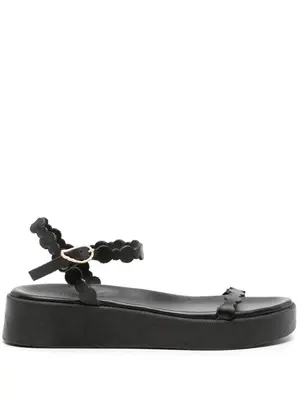 ANCIENT GREEK SANDALS Toxo 40mm Leather Sandals - Black