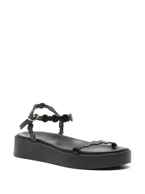 ANCIENT GREEK SANDALS Toxo 40mm Leather Sandals - Black