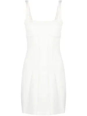 RXQUETTE Frame Crepe Minidress - White