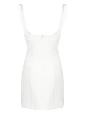 RXQUETTE Frame Crepe Minidress - White