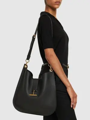 TOM FORD Large Tara Leather Crossbody Bag