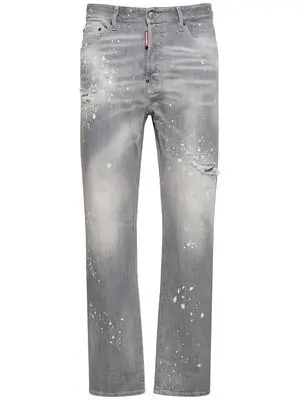 Dsquared2 642 Stretch Cotton Denim Jeans - Grey