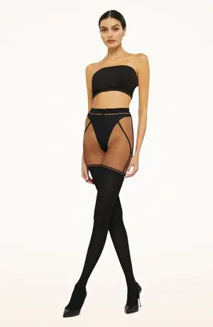 Wolford Garter Belt Tights