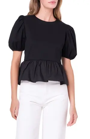 English Factory Keyhole Blouses
