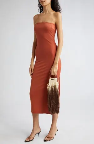 PETIT KOURAJ Fringe Top Handle Bag