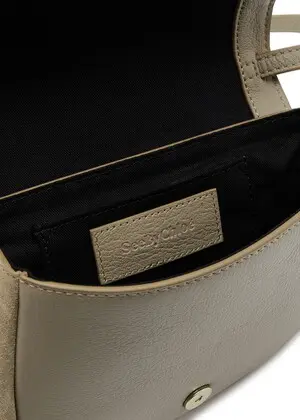 See By Chloé Hana Panelled Suede Crossbody Bag, Suede Bag