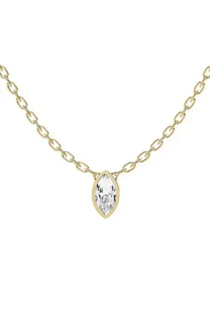 JENNIFER FISHER 18k Gold Lab-created Diamond Pendant Necklace - D0.5ct - 18k Yellow Gold