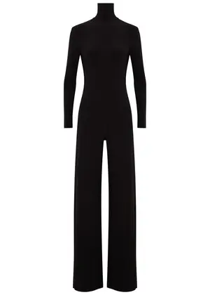 Norma Kamali Roll-neck Jumpsuit - Black