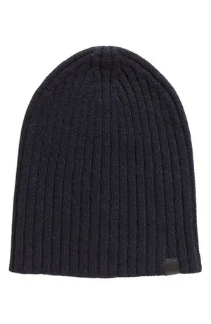 TOM FORD Ribbed Cashmere Beanie - Blue