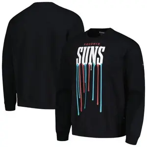 THE WILD COLLECTIVE Phoenix Suns Drip Pullover Sweatshirt - Black