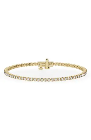 JENNIFER FISHER 18k Gold 1.48 Ctw Lab-created Diamond Tennis Bracelet - 18k Yellow Gold