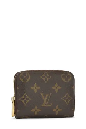 LOUIS VUITTON Monogram Canvas Zippy Coin Purse - Brown