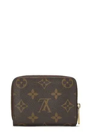 LOUIS VUITTON Monogram Canvas Zippy Coin Purse - Brown