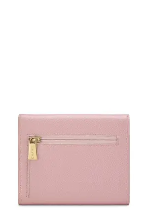 Chanel Caviar Timeless 'cc' Compact Wallet - Pink