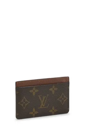 LOUIS VUITTON Monogram Canvas Porte Cartes Simple