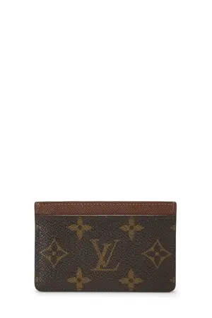 LOUIS VUITTON Monogram Canvas Porte Cartes Simple