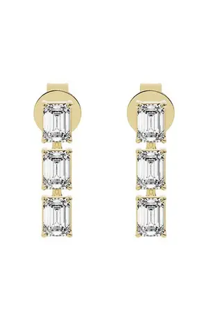 JENNIFER FISHER 18k Gold 1.44 Ctw Diamond Drop Earrings