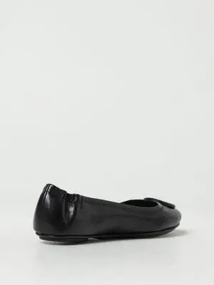 Tory Burch Minnie Nappa Leather Ballet Flats - Black