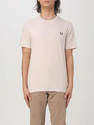 Fred Perry T-shirt Men Beige