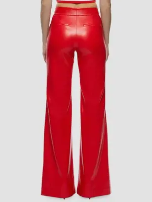 Alice + Olivia Dylan Faux Leather High-rise Pants