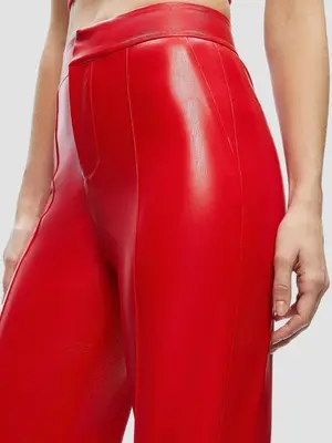 Alice + Olivia Dylan Faux Leather High-rise Pants