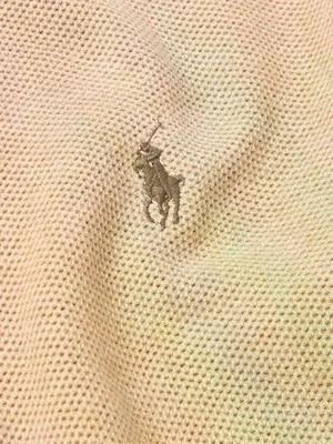 Ralph Lauren Polo Logo-embroidered Honeycomb-knit Cotton Half-zip Sweater