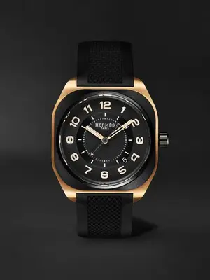 Hermès H08 Automatic 39mm Watch - Black