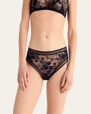 ERES Tisane Floral Lace Tanga - Ultra