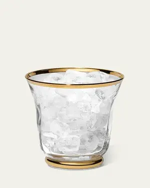 Aerin Sophia Ice Bucket - Cleargold