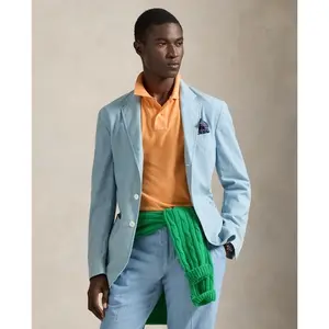 Ralph Lauren Polo Soft Tailored Suit Jacket - Chambray
