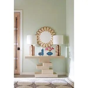 Jonathan Adler Cubist Console Table - Ivory