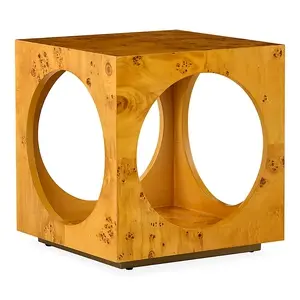 Jonathan Adler Bond Cube Accent Table - Brown