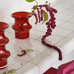 KOSTA BODA Pagod Vase, Small - Red