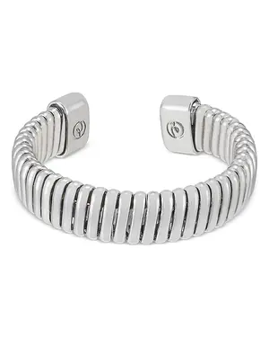 Ettika Essential Flex Band Cuff Bracelet - Silver