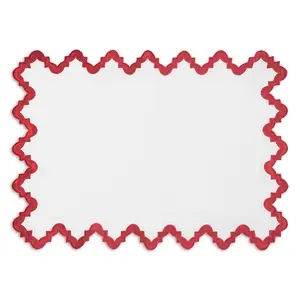 MATOUK Aziza Placemat, Set Of 4 - Scarlet