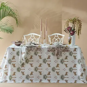 MATOUK Tiger Palm Tablecloth, 70 X 90 - Tigereye
