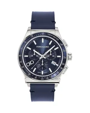 FERRAGAMO 1927 Chrono Chronograph, 42mm - Blue