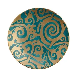 L'Objet Fortuny Dessert Plates, Set Of 4 - Blue