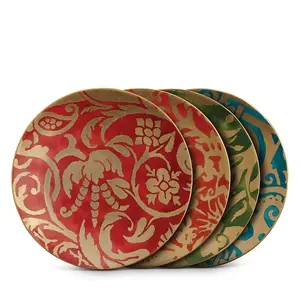 L'Objet Fortuny Dessert Plates, Set Of 4 - Multi