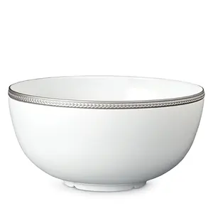 L'Objet Soie Tresse Platinum Serving Bowl - Silver