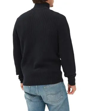 Rodd & Gunn Robbies Road Quarter Zip Sweater - Midnight