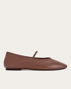 Everlane Leather Day Mary Jane - Rum